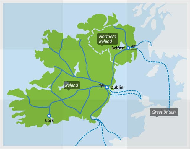 Treinen in Ierland | Met de trein door Ierland | Interrail.eu