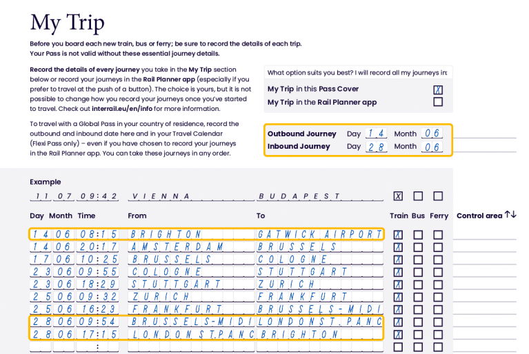 Hoe gebruik je je papieren Interrail Pas | Interrail.eu