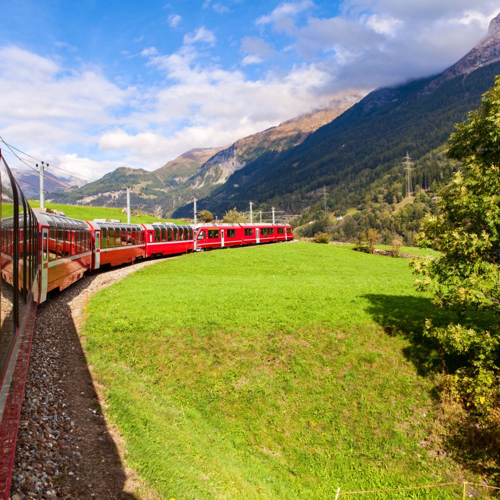 Best train rides in the Alps: An itinerary